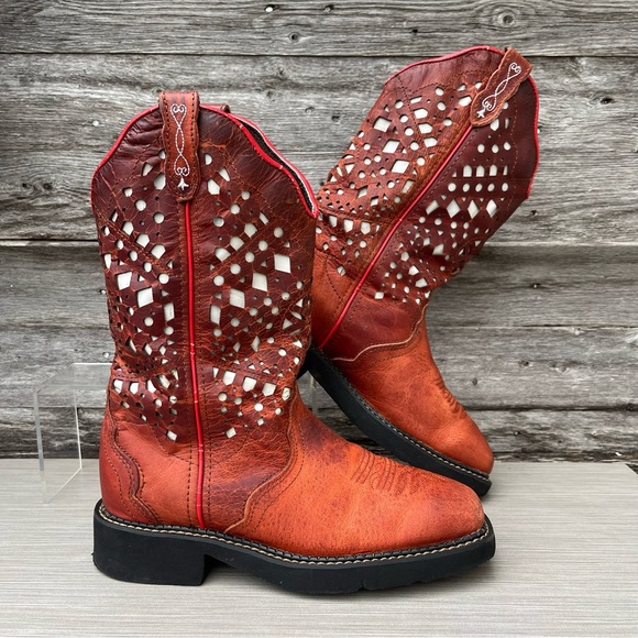 Justin Boots | Shoes | Justin Gypsy Cowgirls Western Boots Wssz 75 ...
